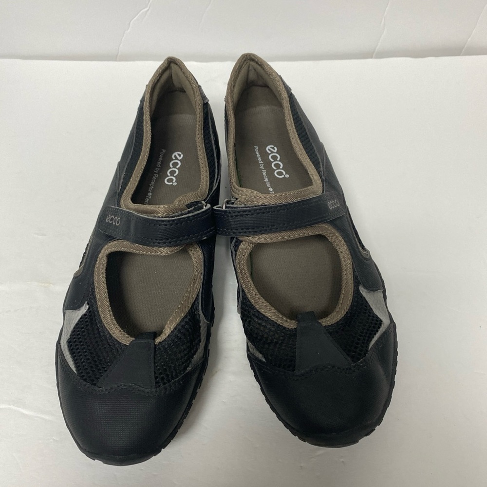 Ecco Women’s Receptor Tech Mary Jane Black Slip On Co… - Gem